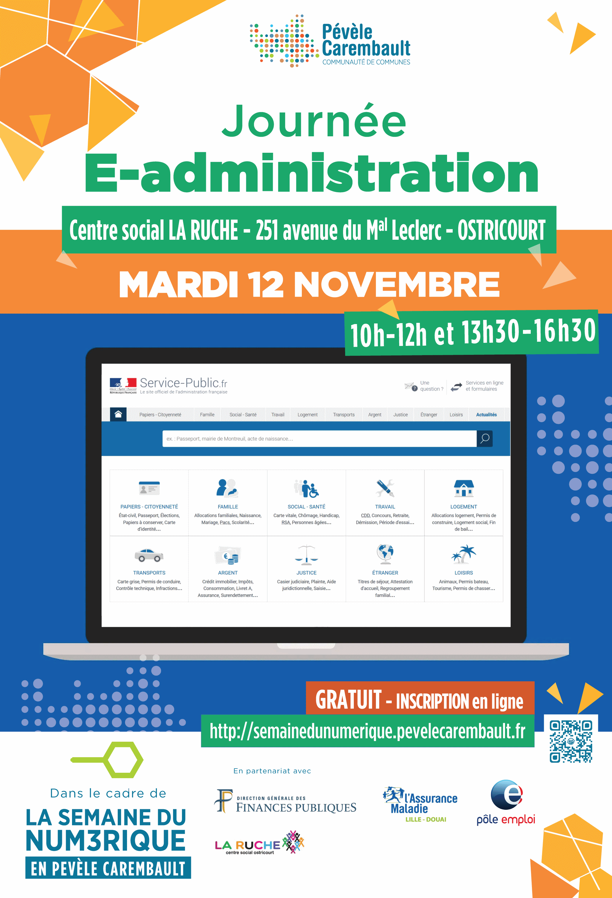 Journée spéciale "E-administration" / Événements - Ville d'Ostricourt